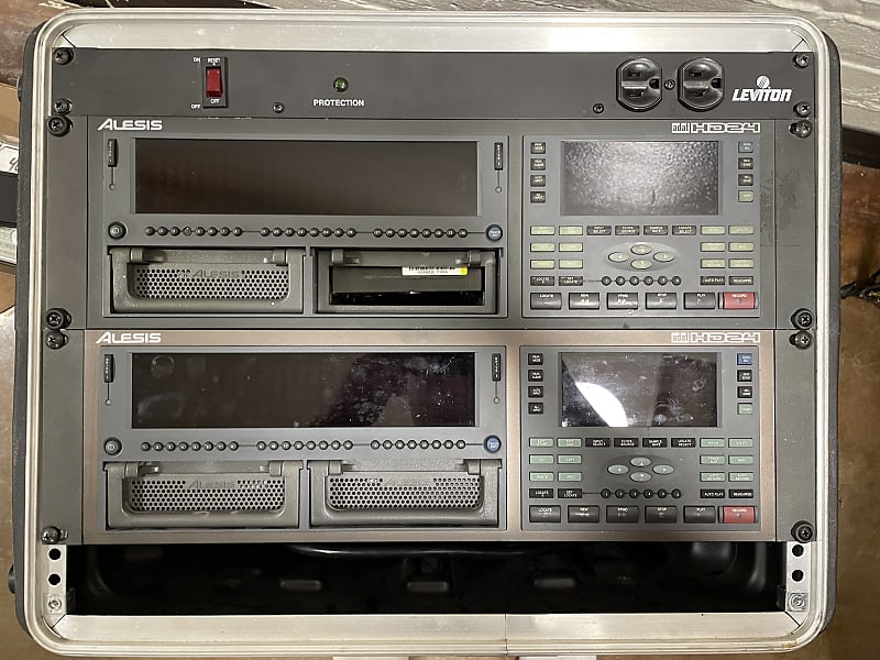 Houston Area - *TWO* Alesis HD24 Audio Recorders + Rack Case | Reverb