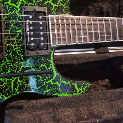 Jackson SL2H Custom Shop USA Green Crackle | Reverb