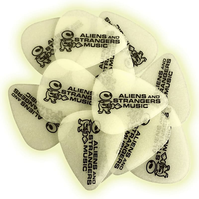 Aliens And Strangers Music 12-Pack Medium Guitar Picks | Reverb