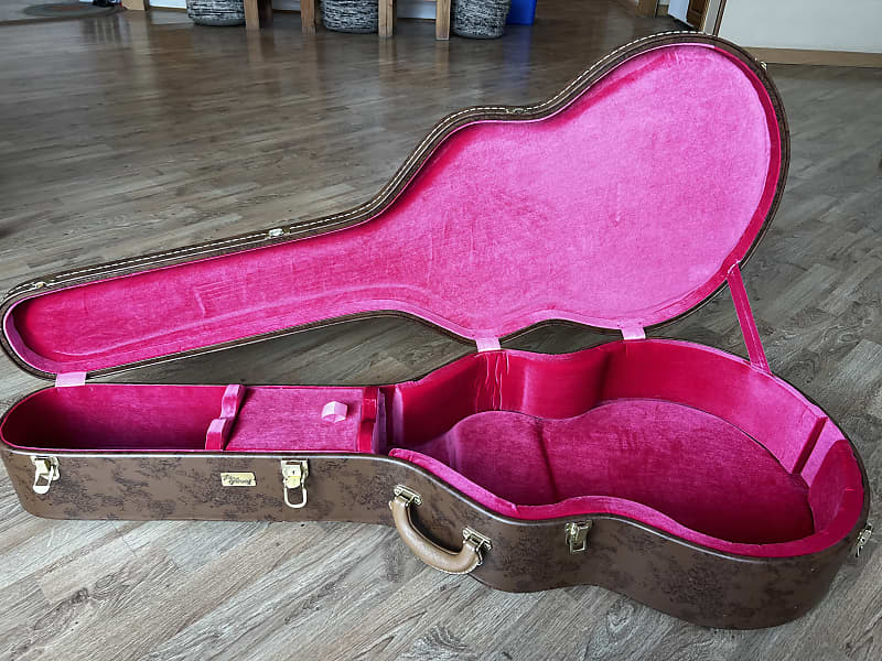 Gibson Lifton Historic Brown/Pink Hardshell Case, J-185 2022 | Reverb