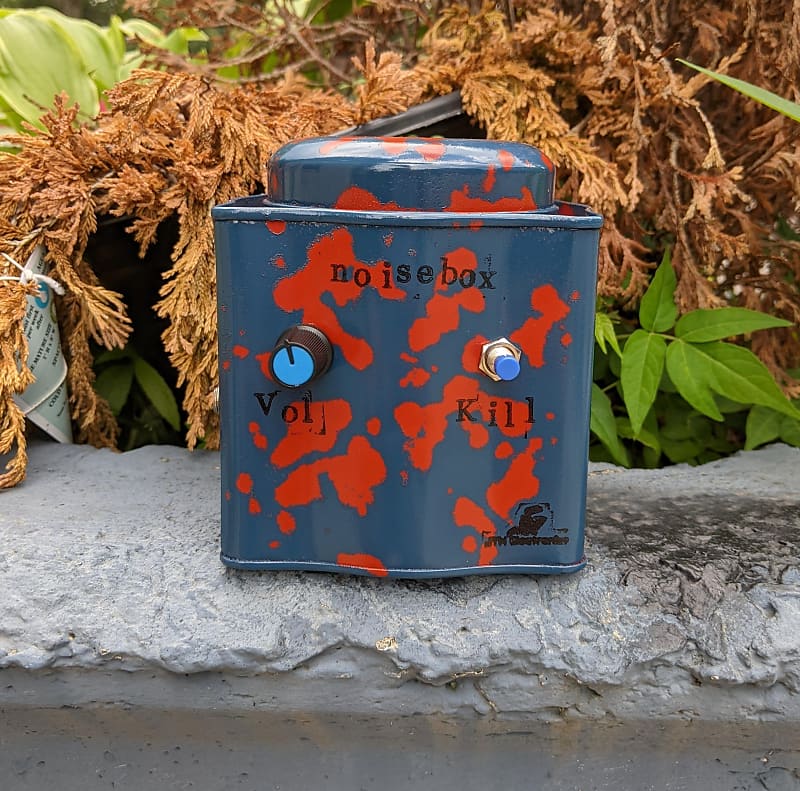 JTH Electronics Piezo Noisebox Jr. Deep Blue/Rust Relic | Reverb