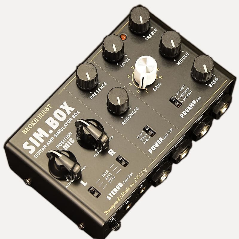 Leeky Sim box ,Preamp Simulator Pedal,Power Amp Sim | Reverb
