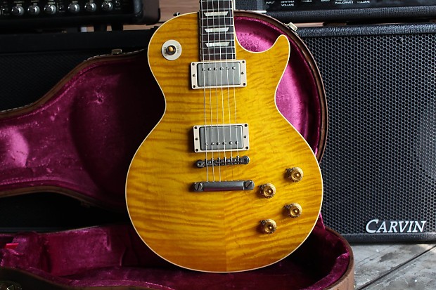 Gibson Custom CS9 50’s Style Les Paul Standard VOS - Lemon | Reverb