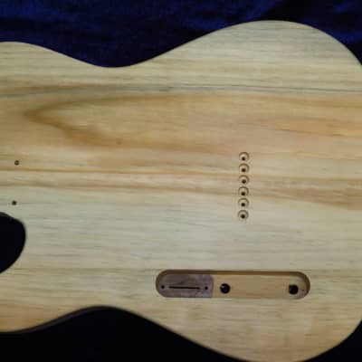 Walnut w/ Spalted Maple Top / Aged Pine Telecaster Tele Body | Reverb