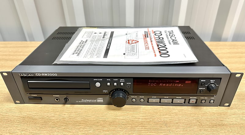 TASCAM CD-RW2000 Professional CD Rewritable Player and | Reverb
