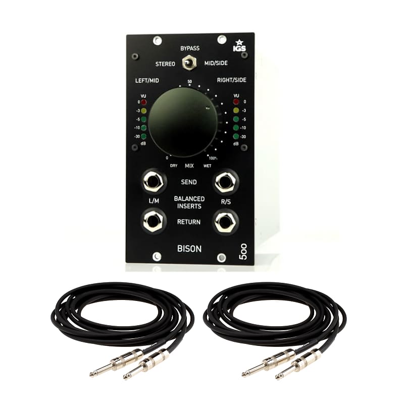 New IGS Audio Bison 500 Parallel Mid/Side Mixer 500 Series | Reverb