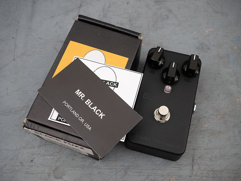 Mr.Black Black Fuzz Made in Portland Free Shipping | Reverb