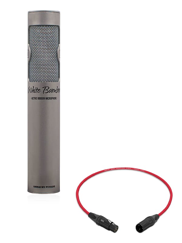 Tierra Audio White Bamboo | Active Ribbon Microphone | Reverb