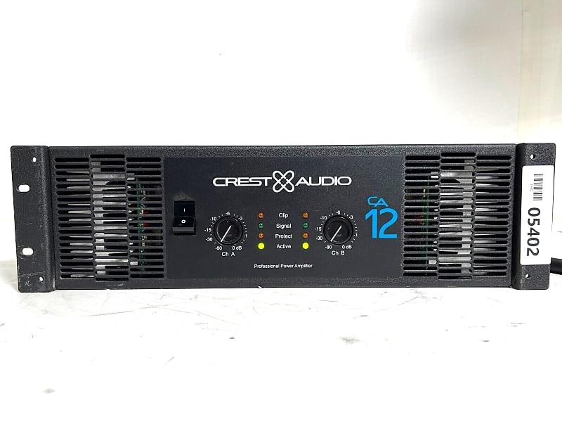 Crest Audio CA12 2800W Power Amp #05402 (One)THS | Reverb