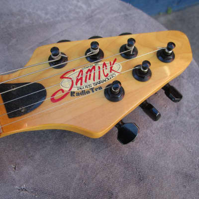 Samick Radio Ten 1990's - Red Plaid Finish RARE near MINT! | Reverb