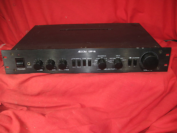 Vintage Adcom GFP-1A Stereo Preamplifier Preamp - SERVICED! | Reverb