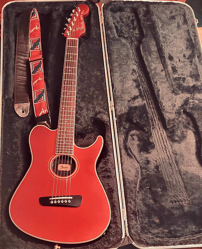 Fender Santa Rosa - Candy Apple Red - Electric Guitar | Reverb