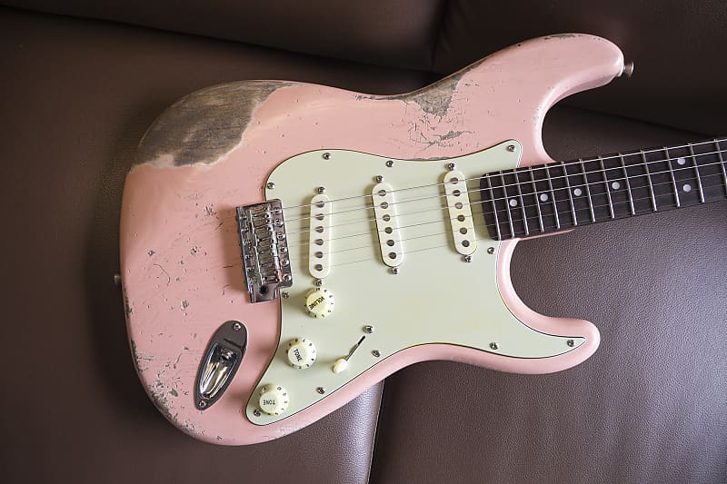 ONPA Guitar 60s' ST Relic 2023 - Shell Pink |Stratocaster | Reverb UK