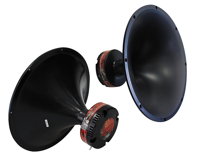 2 MR DJ TE-030 12" 300W Piezo Compression Horn Tweeters | Reverb