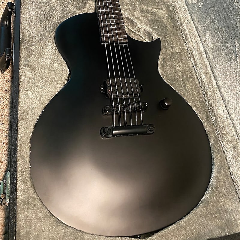 LTD Eclipse Satin Black Metal w/ESP case | Reverb