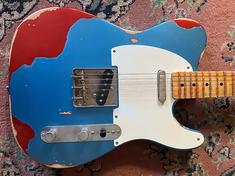 Warmoth Partscaster T Style Lollar Nitrocellulose LPB over | Reverb