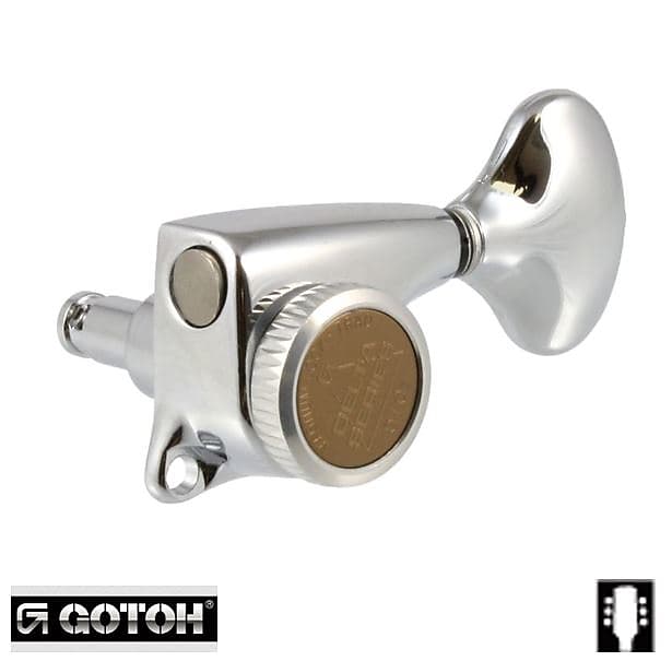 Gotoh 510-MGT Delta Series 3x3 Locking Tuners 21:1 Chrome | Reverb