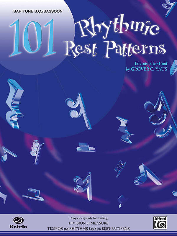 101 Rhythmic Rest Patterns [Baritone B.C. & Bassoon] | Reverb