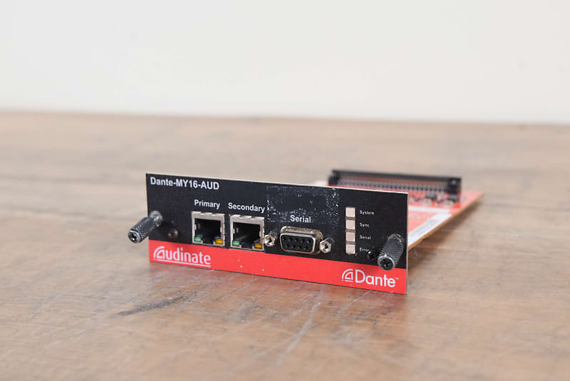 Audinate Dante-MY16-AUD Dante Network Card (church owned) | Reverb