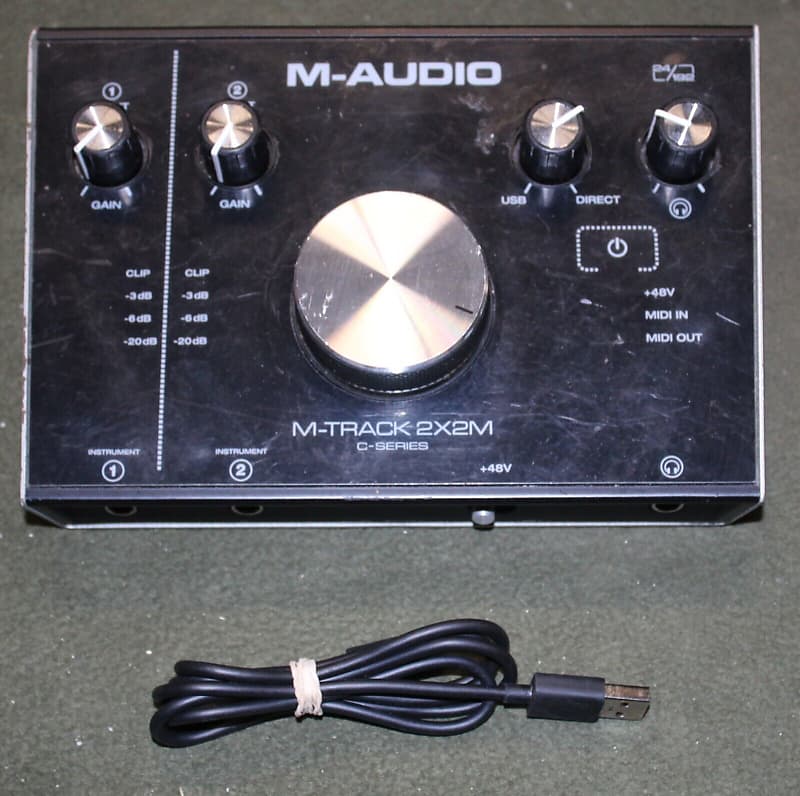 M-Audio USB Audio MIDI interface M-Track 2X2 Unit! | Reverb