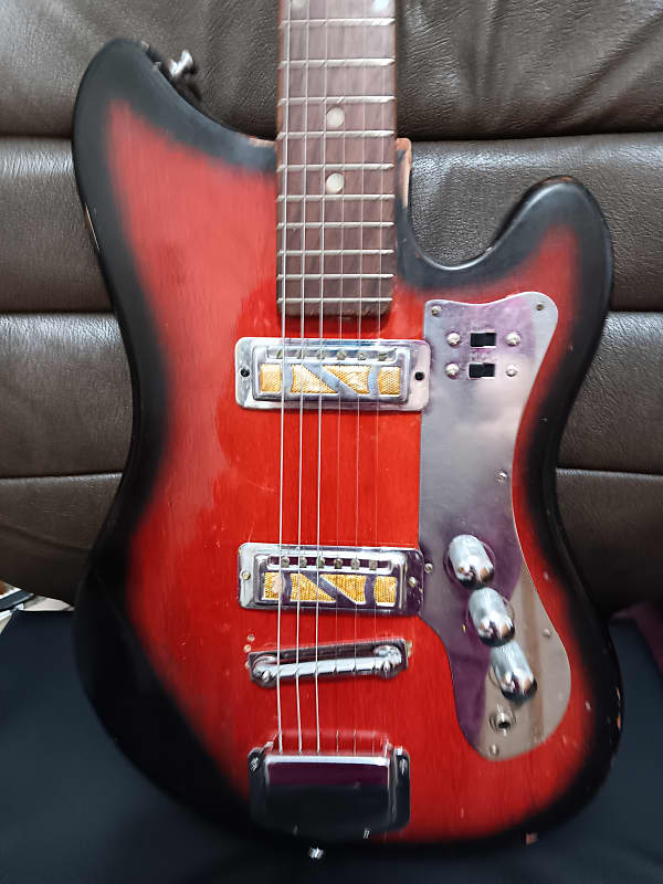 Teisco Demian MIJ 1960's - Factory Sunburst | Reverb