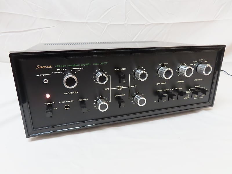 Vintage 1969 Sansui AU-777 Solid State Stereo Integrated | Reverb