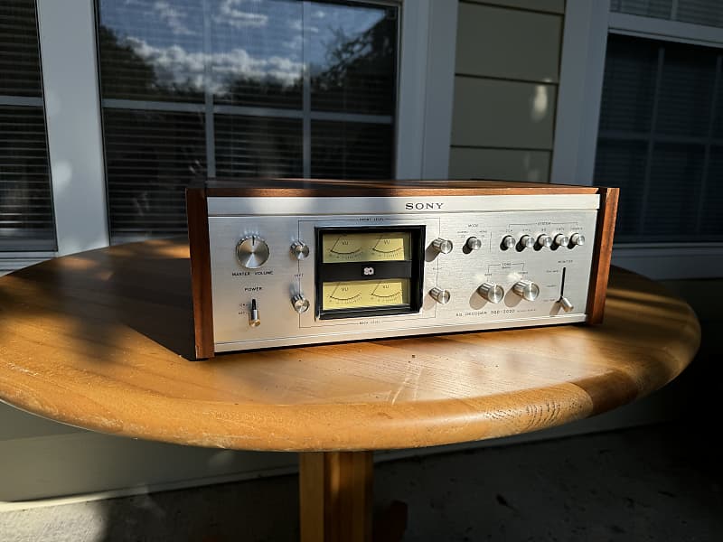 Vintage Sony SQD-2020 Decoder with Wooden Case | Reverb