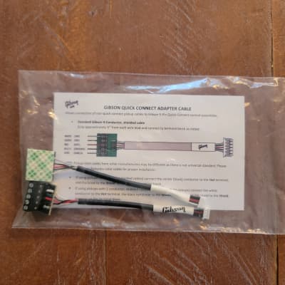 Genuine Gibson Quick Connect Adapter Cables For 5-pin Quick | Reverb