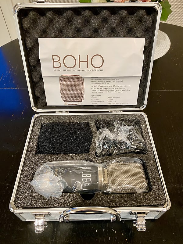 Hilbe BOHO ribbon microphone 2020 - Black | Reverb