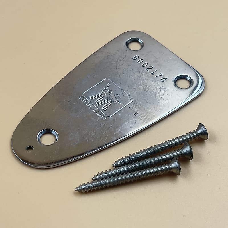 1977 Music Man Sting Ray Bass Chrome 3-Bolt Early B00 Neck | Reverb