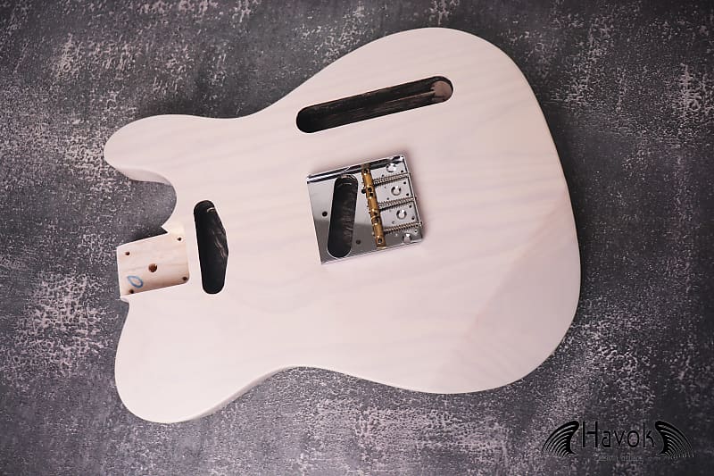 Tele Body With Strat Contours 3 Piece Ash White | Reverb Canada