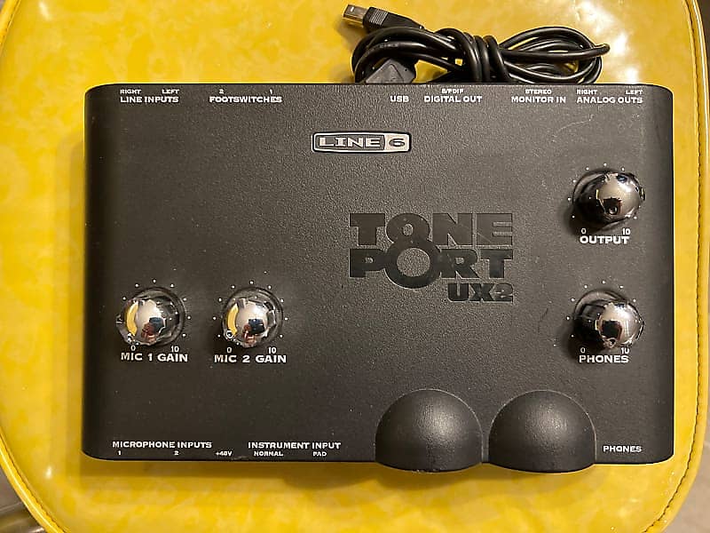Line 6 Toneport UX2 20 teens - Black W Red Accents | Reverb