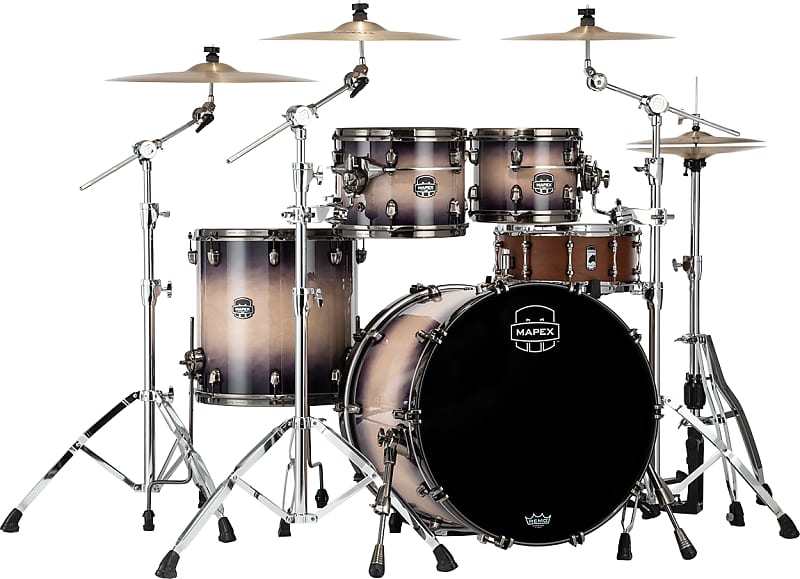 Mapex Saturn Evolution Rock Birch 4-Piece - SE529XBBPZ - | Reverb