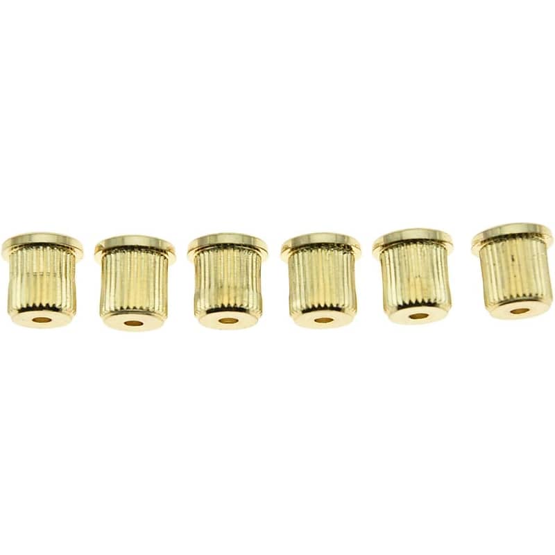 6x Gold Guitar String Through Body Ferrule 5/16" String | Reverb