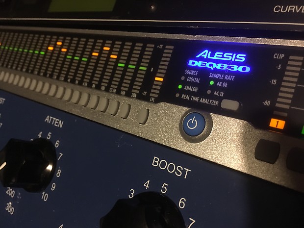 Alesis DEQ-830 - 8 channel EQUALIZER and Spectrum analyzer, | Reverb