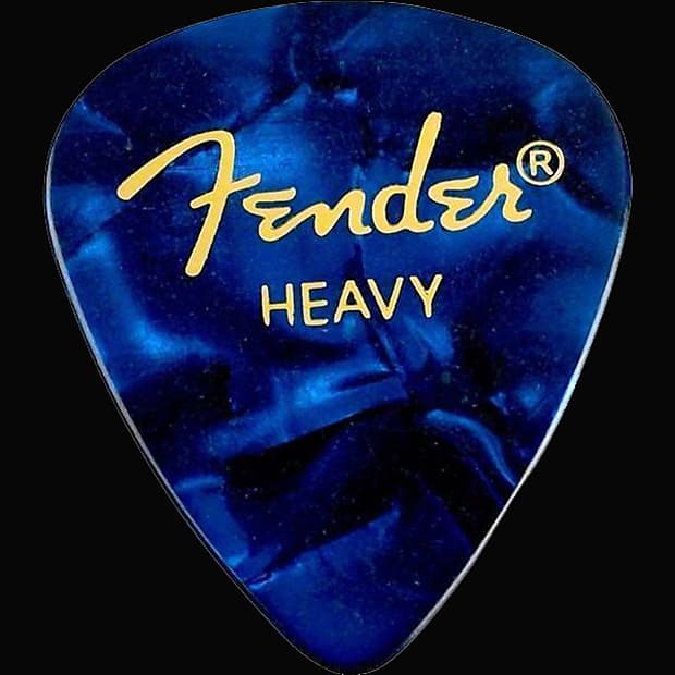 Fender Premium Colored Celluloid 351 Heavy Guitar Picks 12 | Reverb