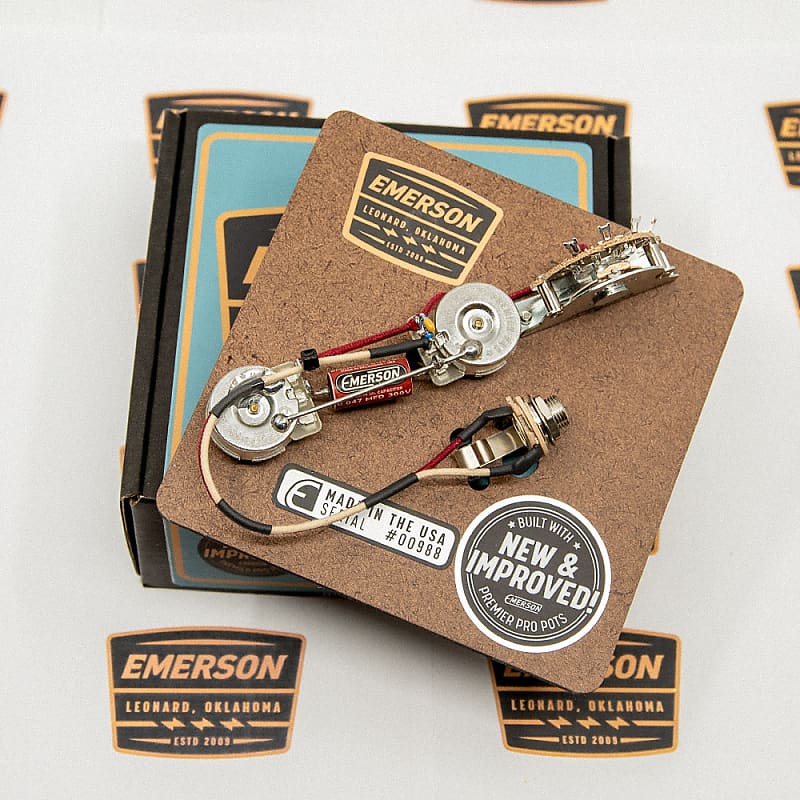 Emerson Custom Premier Tele 5-Way 250k Nashville Prewired Kit | Reverb