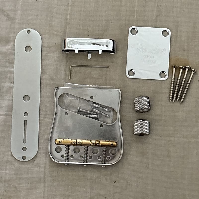 TELECASTER RSD CUSTOM CHROME BRIDGE HARDWARE KIT | Reverb UK