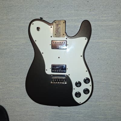 Fender Squire Telecaster Deluxe Loaded Body - Metallic Grey | Reverb