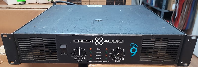 Used Crest Audio CA 9 Power Amplifier - 2000 Watts Bridge @ 4 | Reverb