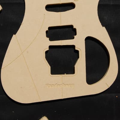 Vandenberg - Guitar Router Template Set - 1/2" MDF CNC - | Reverb