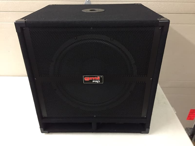 GMI Club Pro P15 - 15" Powered 500 watt Sub woofer 2018 Black | Reverb