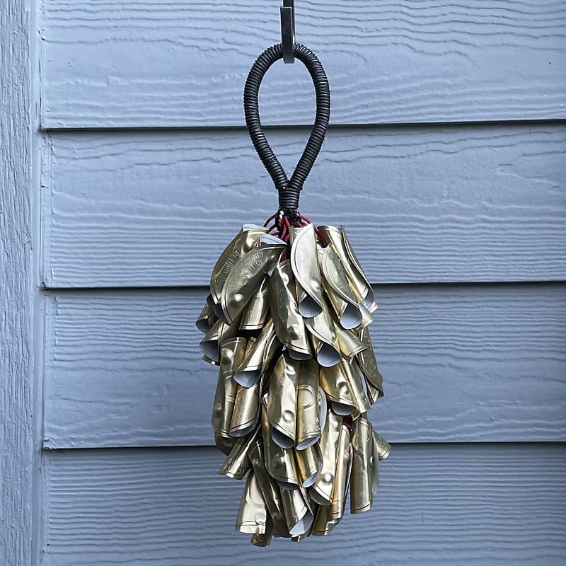 Upcycled Percussion - "Baby" Metal Curls Waterfall Rattle / | Reverb