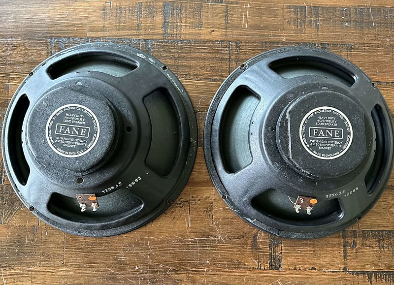 FANE 8ohm Speakers 1983 - Pair | Reverb