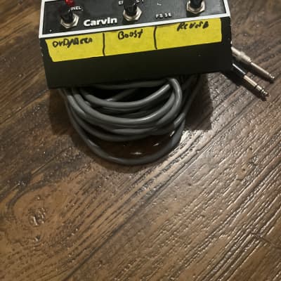 Carvin FS-36 Foot Switch 1988 Black | Reverb