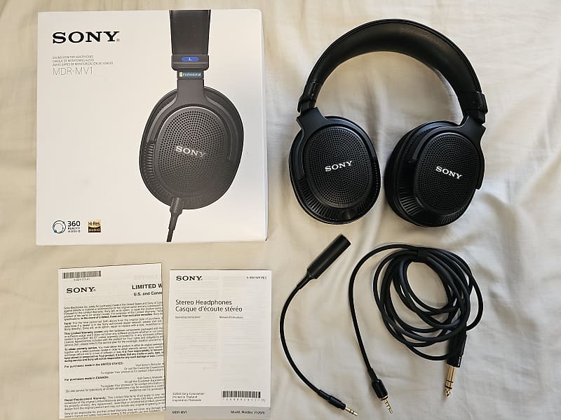 Sony MDR-MV1 Open Back Reference Monitor Headphones | Reverb
