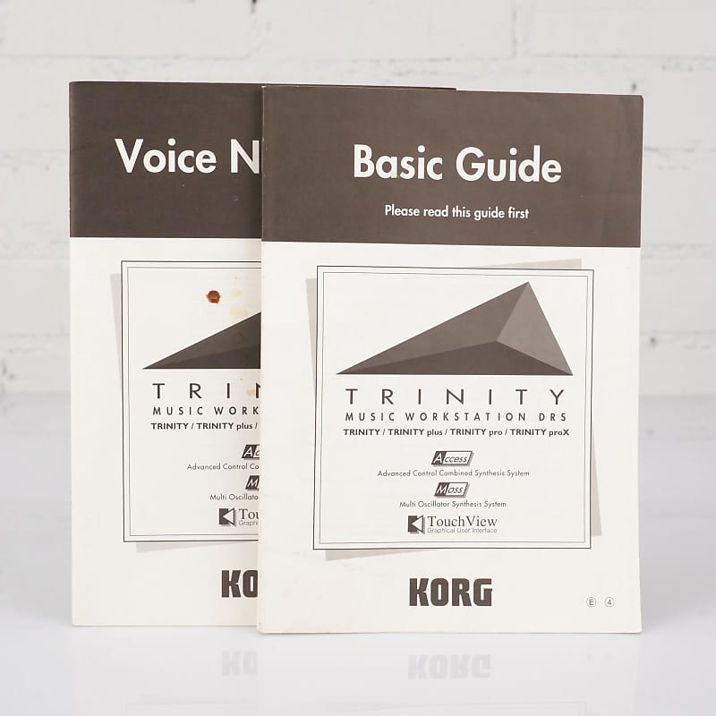 Korg Trinity Music Workstation Keyboard Basic Guide & Voice | Reverb