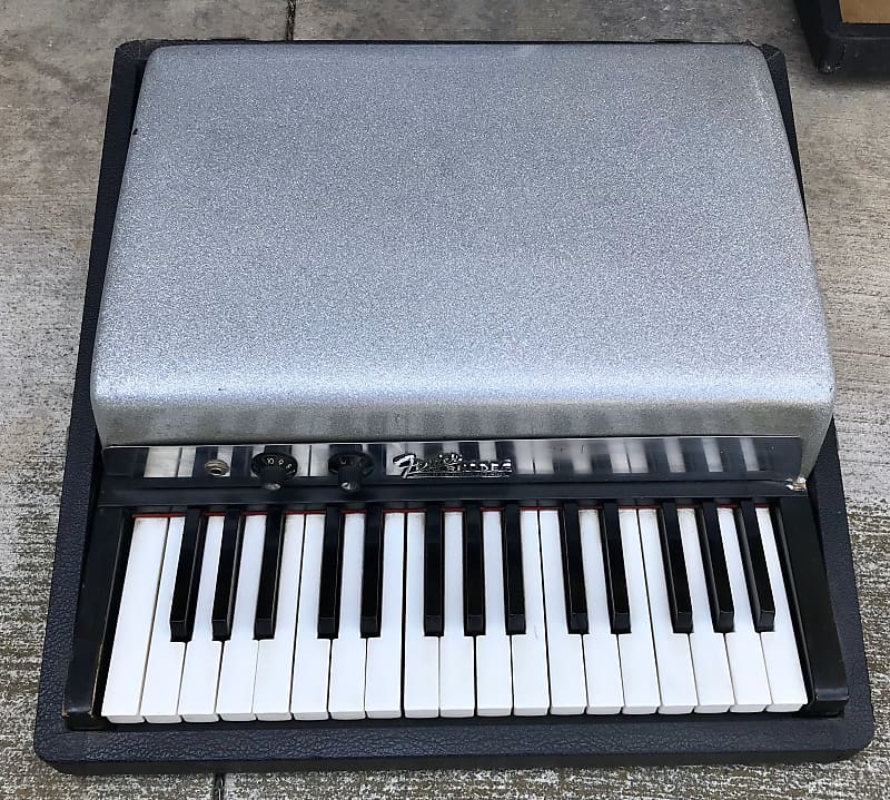 Fender Rhodes Piano Bass 1966 Silver Sparkle | Reverb Australia