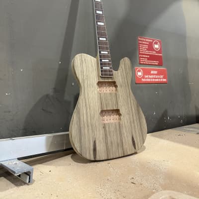 [ preview ] - SHC - Tele Bass 34 inch scale with Neck kit - | Reverb