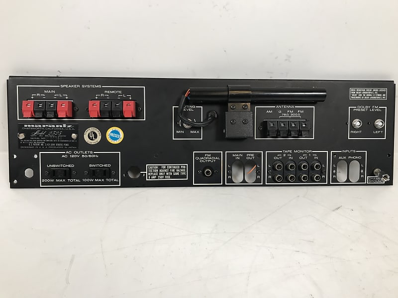 Marantz 2325 Backplate Back Panel | Reverb UK